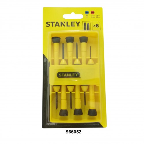 Stanley 6-Piece Bi-Material Handle Precision Screwdriver Set 66-052